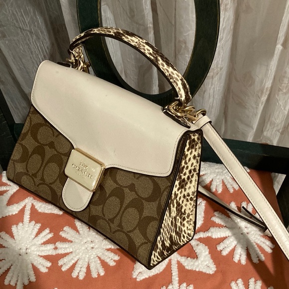 Coach | Bags | Pepper Satchel In Signature Canvas | Poshmark